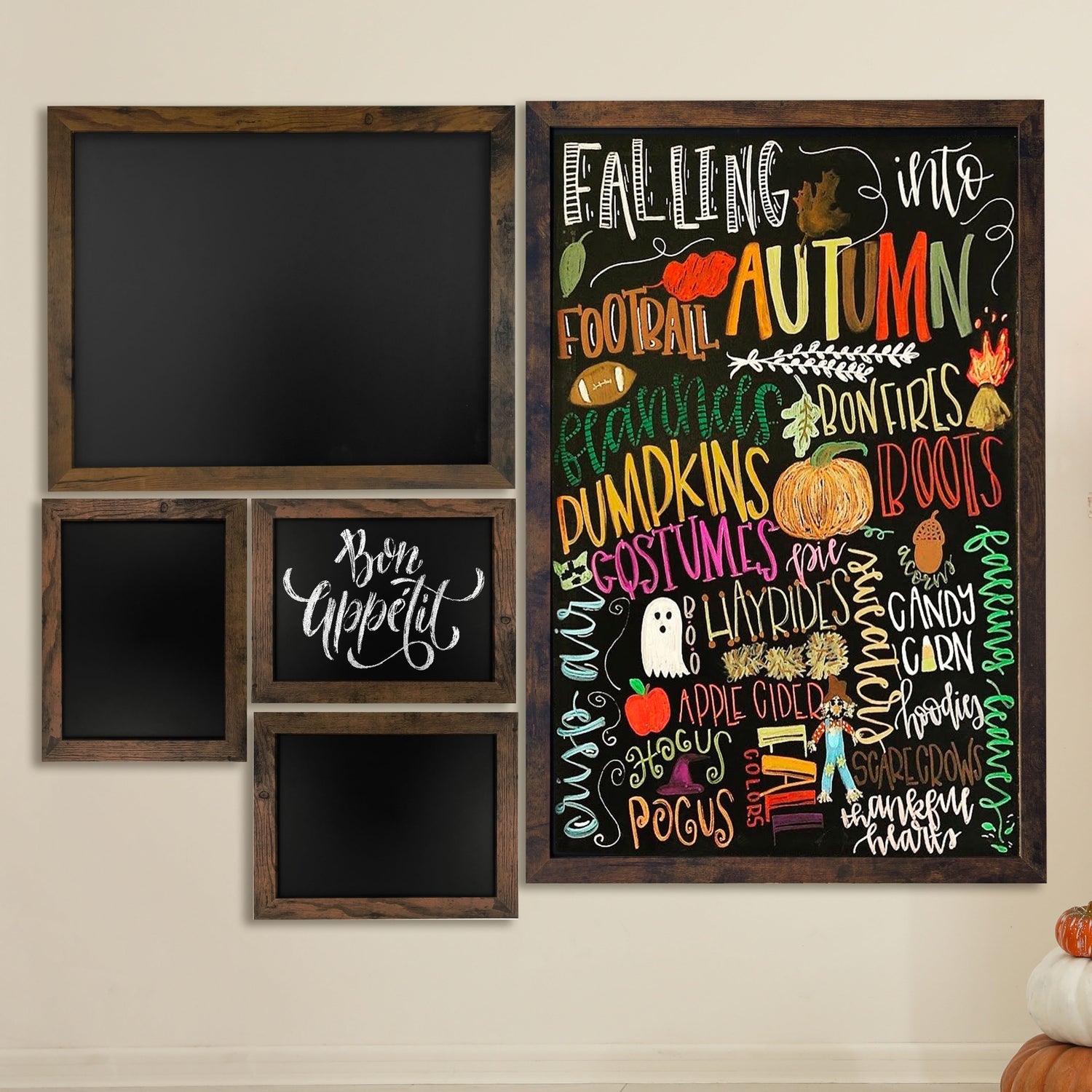 Fall Decor with Chalkboards and Chalk Markers – LoddieDoddie